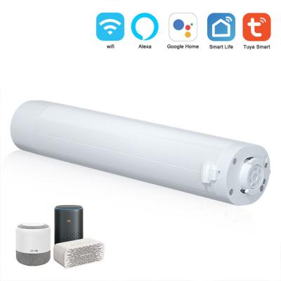 China 2.2m Kits Motorized Curtain Rod Diy Google Home Remote Control Curtain Rail for sale