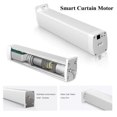 China Tuya Smart Curtain Motor 2NM Automatic Curtain Rod Opener Household for sale