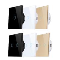 China 230V Smart Light On Off Wifi RoHS 2.4GHz 3 Gang Wifi Light Switch for sale