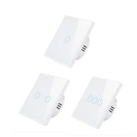 China 0.1mW Smart Light Switch Schedule 86×86mm Smart On Off Voice Control for sale