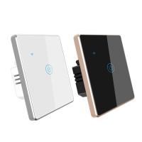 China 10AMP WiFi RF Smart Switch AC110-220V 1 Gang 2 Way Smart Light Switch for sale