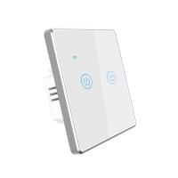 China ABS 2 Gang Smart Light On Off RF433 3 Gang Wifi Switch White for sale