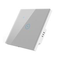 China FCC 1 Gang 2 Way Wifi Light Switch 2.4Gh Tuya Touch On Off Gold for sale
