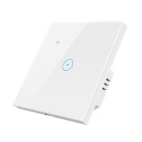 China FCC 1 Gang 2 Way Wifi Light Switch 2.4Gh Tuya Touch On Off Gold for sale