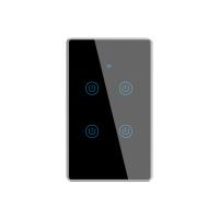 China 600W Neutral WiFi RF Smart Switch 2.4G Smart Wall Touch On Off 2 Gang for sale