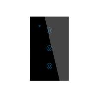 China 0.1mW Wifi Light Smart Switch 2 Gang Touch Wall On Off Waterproof for sale