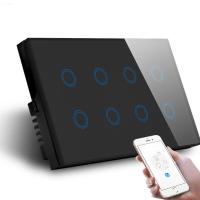 China 1000W WiFi RF Smart Switch 8 Gang for sale