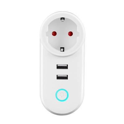 China 110V~240V Smart Plug Socket 60g Usb Controlled Smart Plug Tuya for sale