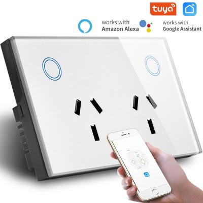 China SmartLife Glass Wall Sockets 250V WIFI for sale
