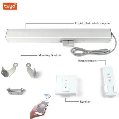 China 1.2A Smart Window Opener Motorized Skylight Opener Tuya APP Control for sale