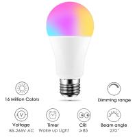 China AC 85-265V Smart Led Light Lamp 15W B22 Colour Changing Bulb for sale