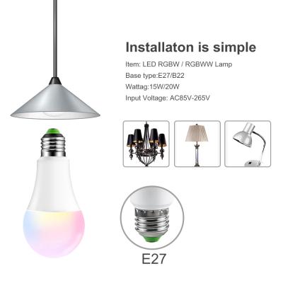China 500LM Alexa Enabled Light Bulbs Bluetooth E27 Wifi Smart Light Bulb  SMD5050 for sale