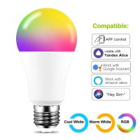 China 85-265V E27 Smart Light Bulb 3200K WiFi Smart LED Lamp App Control for sale