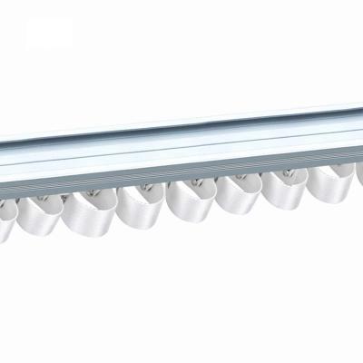 China Alexa Wave Fold Curtain Track Overload Ceiling Mounted Ripplefold Track for sale