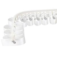 China Alexa Wave Fold Curtain Track Overload Ceiling Mounted Ripplefold Track for sale