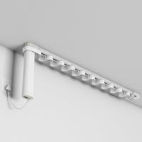 China Alexa 50m S Wave Curtains Double Track Ceiling for sale