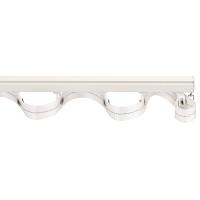 China 1m-6m S Fold Curtain Track Ripplefold Track System Remote Control for sale