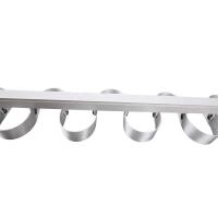China 8cm S Wave Curtain Track Tuya Ripple Fold Curtain Track Aluminum for sale