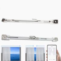 China Hotel Bluetooth Double Electric Curtain Track for sale