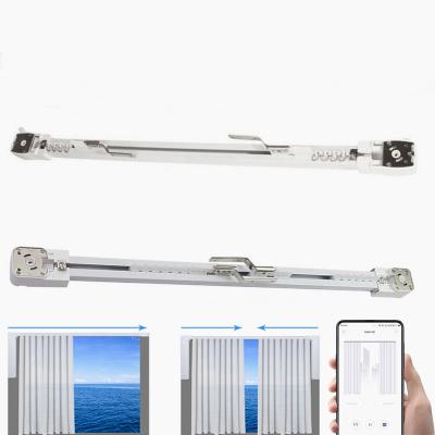 China Hotel Bluetooth Double Electric Curtain Track for sale