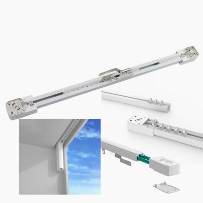 China 0.5-12M Z Wave Curtain Track 60KGS Alexa Controlled Curtain Rail for sale