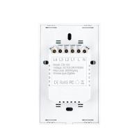 China 2.4GHz Smart 4 Gang Light Switch 0.6kg Wifi Light Switch No Neutral Zigbee for sale