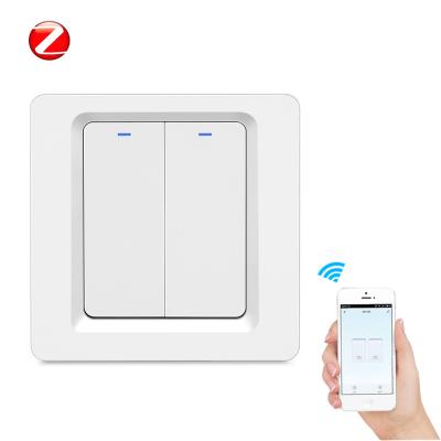 China RF433Mhz Tuya Push Button 240V Zigbee Smart Switch Multi User Sharing for sale