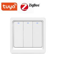 China IEEE802.11BGN Tuya Zigbee Button 600W ZigBee Smart Switch for sale