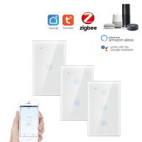 China G - Tech Smart Home Power Wall Smart Switch Light Wifi Tuya App Remote Control 10A for sale