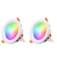 China Alexa Remote Control Ceiling Downlights SMD2835 Led Ceiling Recessed Lighting for sale