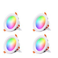China Tuya Smart Bulb Downlight AC110-250V Dimmable Led Down Lights Voice for sale