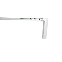 China 2.5-4.35m Extendable Curtain Track Tuya Adjustable Ceiling Curtain Track for sale