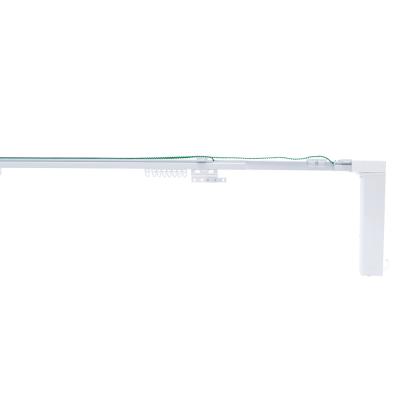 China 2.8-5m Extendable Curtain Track Smartlife Extruded Aluminum Curtain Track for sale