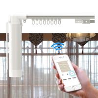 China 2.2m Diy Electric Curtain Track 433.92MHz Tuya Motorized Curtain Track System for sale