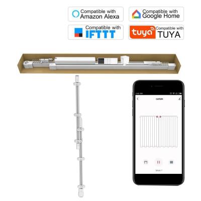 China Tuya Expanding Curtain Track 1.2N.M Aluminium Ceiling Curtain Track for sale