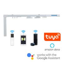 China Tuya Expanding Curtain Track 1.2N.M Aluminium Ceiling Curtain Track for sale