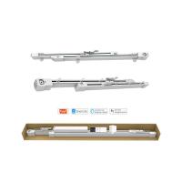 China Wifi 1.7m Extendable Curtain Track 33dB Heavy Duty Aluminium Curtain Track for sale