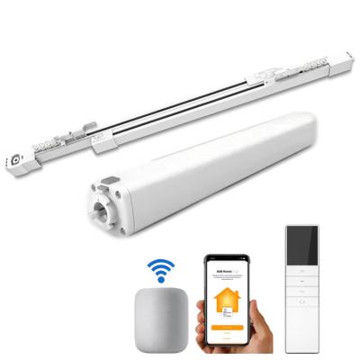 China Anodized Extendable Curtain Track 0.92m Electric Curtain Track System for sale