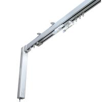 China Anodized Extendable Curtain Track 0.92m Electric Curtain Track System for sale