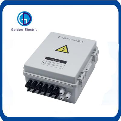 China IP65 Plastic Solar PV Combiner Box  6 In 1 Out with Lightning Protection for sale