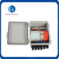China Plastic Solar PV Combiner Box 2/3/4 input 1 output DC500V DC1000V for sale