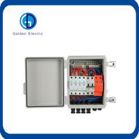 China DC 500V Outdoor Installation Solar PV Combiner Box For Anti Connection Protection for sale