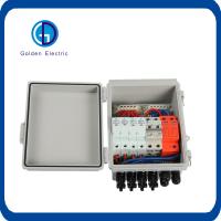 China DC 500V Outdoor Installation Solar PV Combiner Box For Anti Connection Protection for sale
