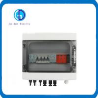 China Plastic DC Solar PV Combiner Box 550V 4input 1output PV Box With Monitoring for sale