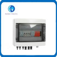 China Plastic DC Solar PV Combiner Box 550V 4input 1output PV Box With Monitoring for sale