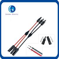 China 25A/30A/45A/80A Rated Current PV Cable Connector Conduct Electricity Mc4 1 Input 1 Output for sale