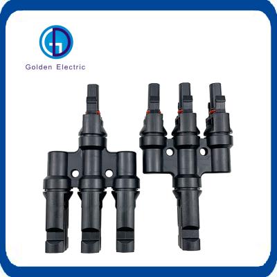 China Mc4 3 in 1 out Connector for Multiple PV Solar System Connector PPO Housing Material for sale