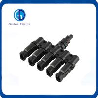 China DC Solar PV Power Connectors PV004-T5 for Solar Power System 5 in 1 Branch T Type for sale