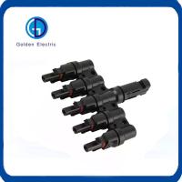 China DC Solar PV Power Connectors PV004-T5 for Solar Power System 5 in 1 Branch T Type for sale