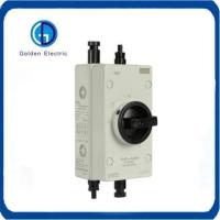 China 1000V DC Solar Panel Isolator Upside Input Wiring With 2 Pairs Mc4 Connectors for sale